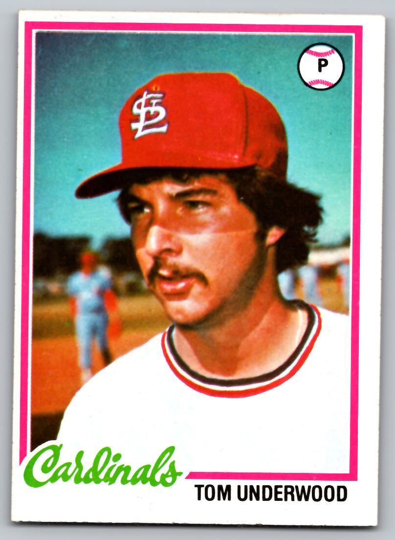 1978 Topps #531 Tom Underwood St. Louis Cardinals | eBay