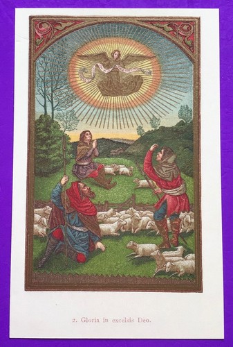 Santino Holy Card, Gloria In Excelsis Deo -Ref. 8709 | eBay