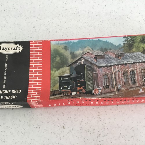 Playcraft B379 Model Kit ENGINE SHED Single Track - OO / HO Boxed | eBay UK