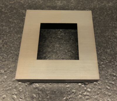 element tech lighting E3 SQ NF FL NL Z - TRIM 3” Square Flangeless Flat ...