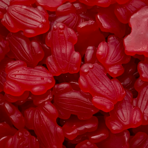 1 X 750G BULK BAG ALLENS ALLEN'S RED FROGS RASPBERRY FLAVOURED GUMMY ...