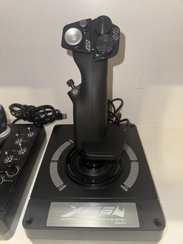 Logitech X56 H.o.t.a.s. RGB Throttle and Stick Simulation Controller ...