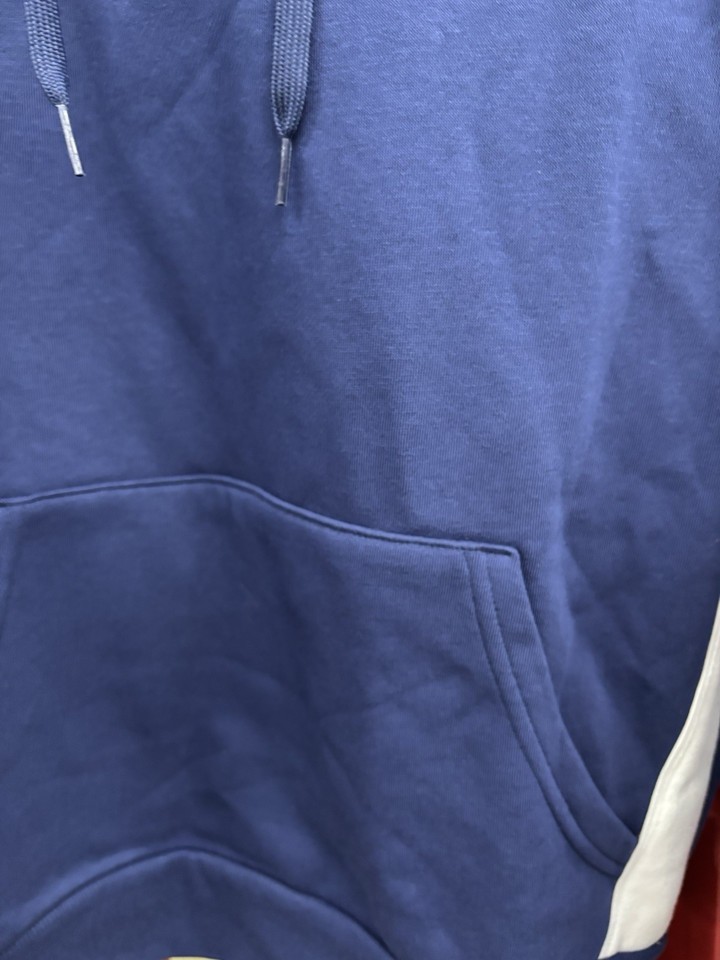 Adidas Women's TIRO 24 Sweatshirt Hoodie Navy Blue w/ 3 White Stripes ...