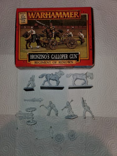 Warhammer - Bronzino's Galloper Gun - Regiment of Renown - Rare ...