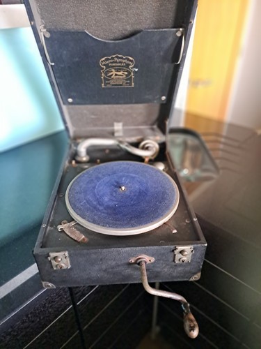 Vintage Wind Up Mirco Perophone Portables Record Player | eBay UK