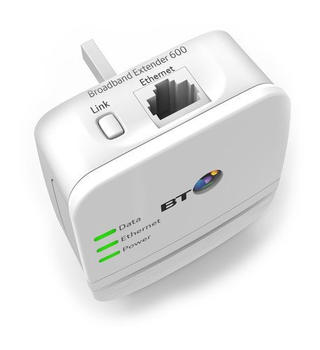 BT Broadband Extender Internet Connection Booster Powerline Adapter ...