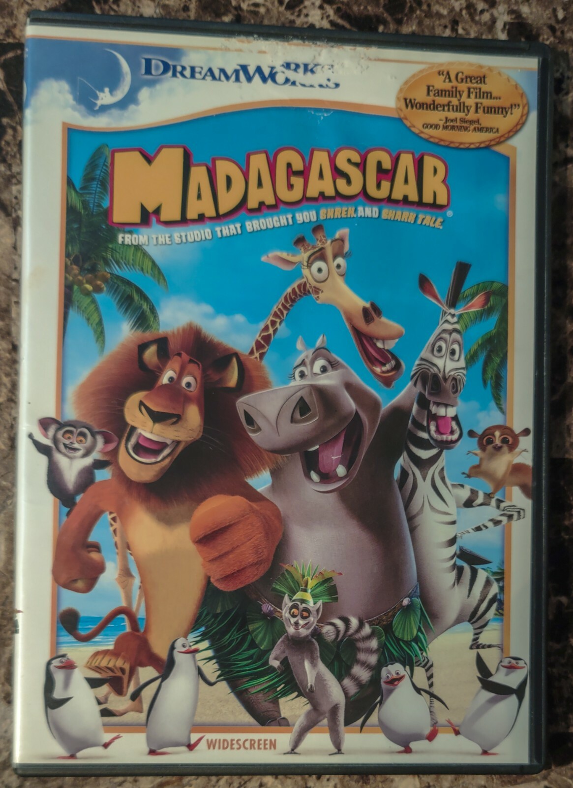 Madagascar (DVD, 2005, Widescreen) Ben Stiller, Chris Rock, David ...