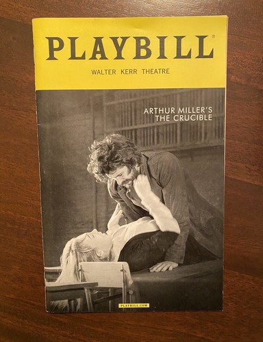 THE CRUCIBLE Playbill (Apr 2016) Ben Whishaw/Saoirse Ronan/Ciaran Hinds ...