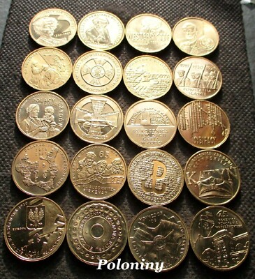 COMMEMORATIVE POLISH COINS (SET OF TWENTY) - POLAND'S STRUGGLE FOR ...