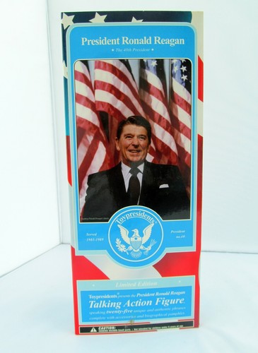 Toy Presidents "Ronald Reagan" 40th US President Talking Action Figure ...