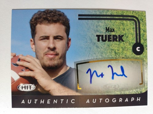 2016 Max Tuerk SAGE Hit Authentic Autograph Card A11 USC Trojans ...