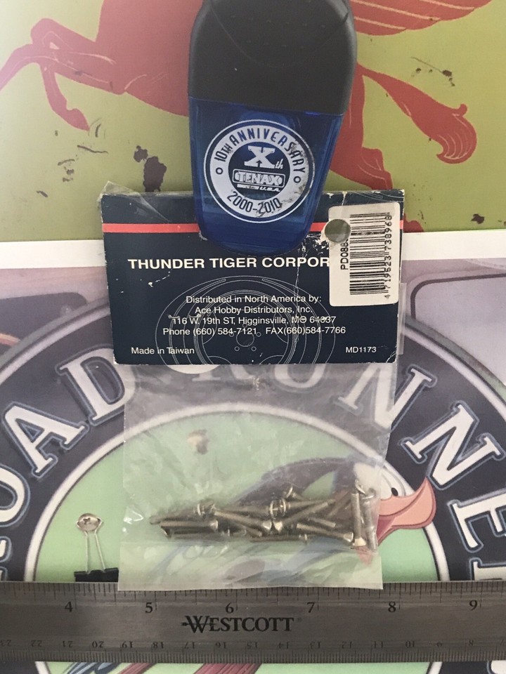 Thunder Tiger PD0885 Screws 3x18mm, TS4 OrignalNewOldStock 🇺🇸USA ...
