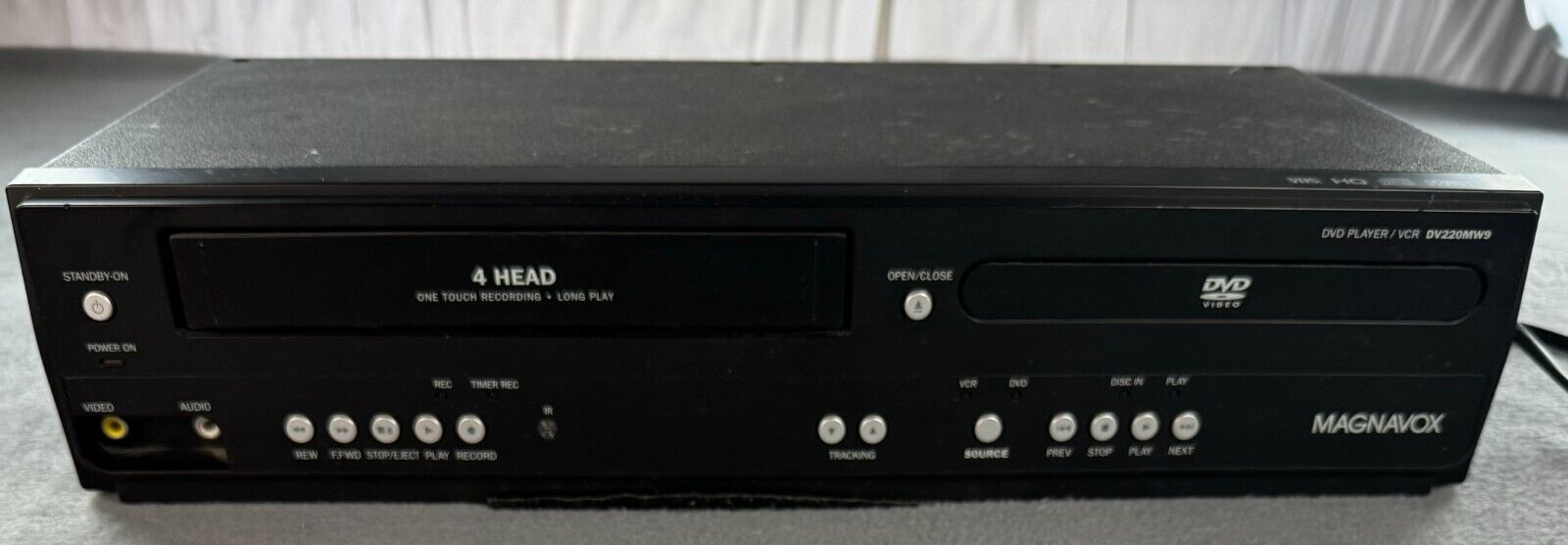 Magnavox DV220MW9 4 Head DVD Player VCR Recorder Combo Tested No Remote ...