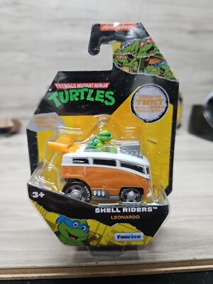 2023 NICKELODEON TMNT Shell Riders LEONARDO Orange VW Bus Beatle New | eBay