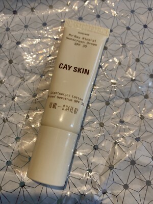 Cay Skin Suncare Mo’Bay Mineral Sunscreen Drops Lightweight Lotion SPF ...