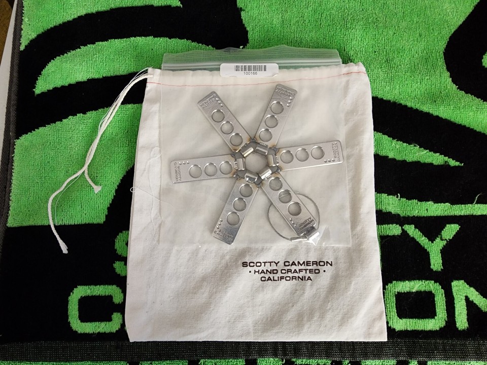 Rare Scotty Cameron handmade Welded Key chain Star marker Christmas ...