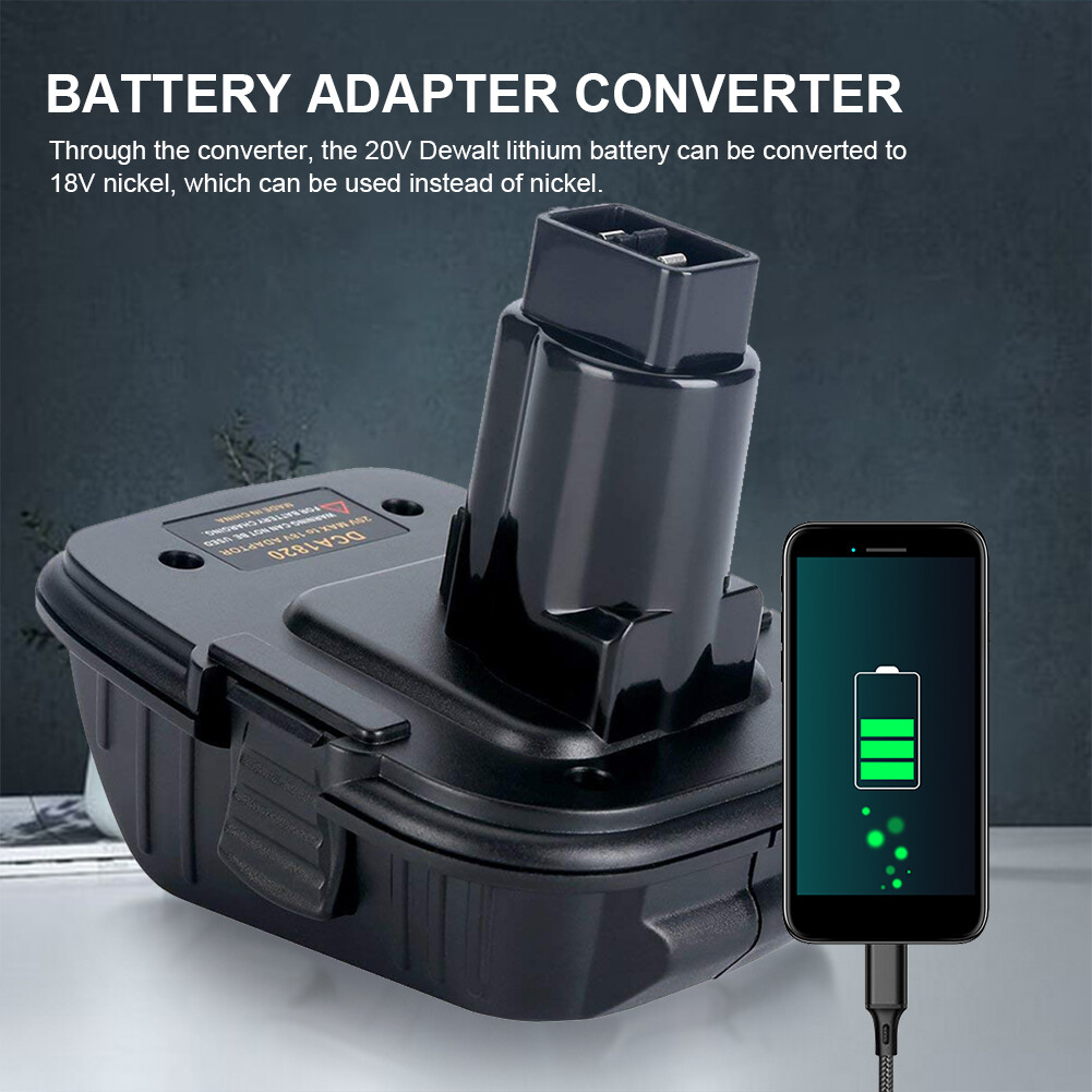 Battery Adapter 18V/20V Plug Accessories Kit Plastic for Power Parts ...