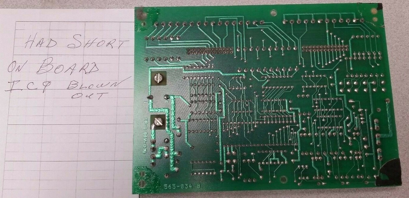 Simplex 565-035 SCU/RCU Graphic I/O Board for parts or repair lot price ...