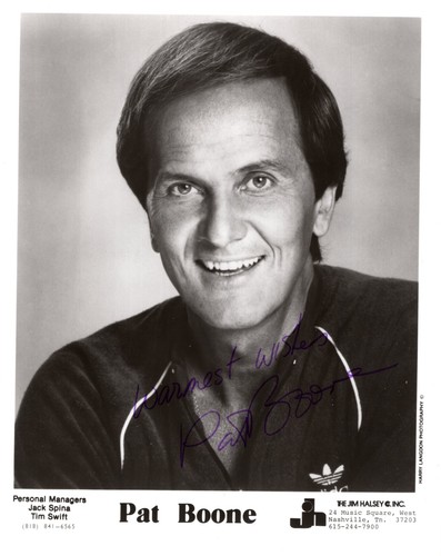 Pat Boone Singer Hand Signed Autograph 8x10 Photo | eBay