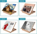 Art Drawing Board Wood Stand Table Adjustable 16in x 12in Artist ...