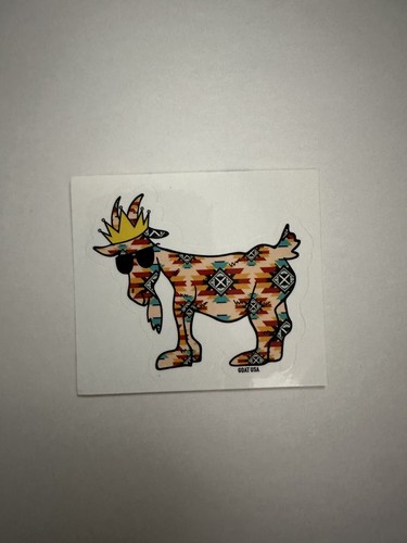 GOAT USA Pattern Sticker | eBay