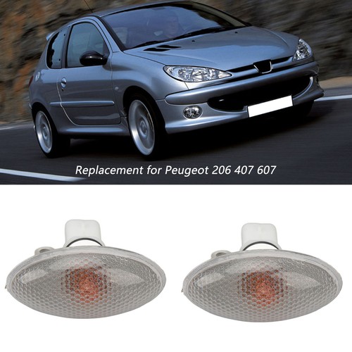 2Pcs LED Side Marker Light Bright 12V 632574 Side Indicator Lamp For 20 ...