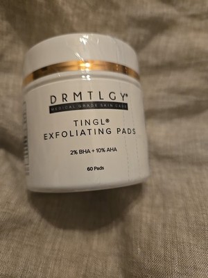 DRMTLGY Tingl Exfoliating Pads 60 Pads 2% BHA + 10% AHA New/Sealed | eBay
