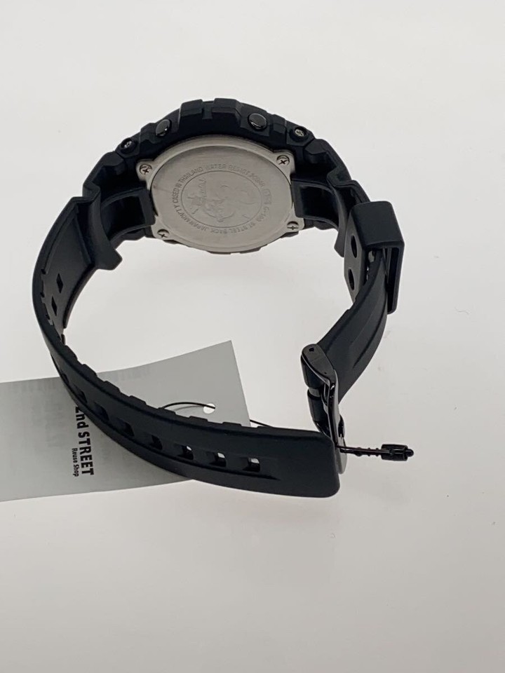 CASIO Quartz Wristwatch Digital Analog Rubber BLK BLK G 100 | eBay