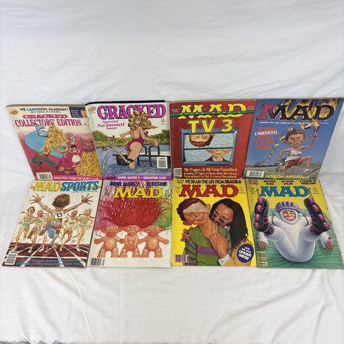 2 Cracked and 7 Mad Magazine Lot Of 9 - 1990’s Vintage | eBay