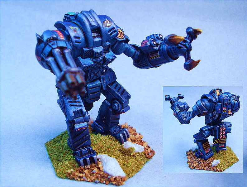 Battletech painted Burrock battlemech SV | eBay