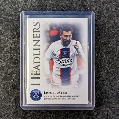LIONEL MESSI 2023 Futera The HeadLiners 15/91 PSG | eBay