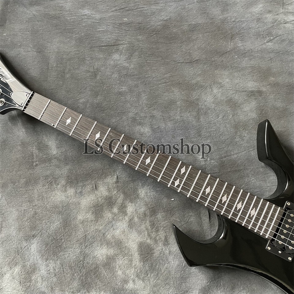 Onyx Black BC RICH Ignitor Electric Guitar Solid HH Pickup Chrome ...
