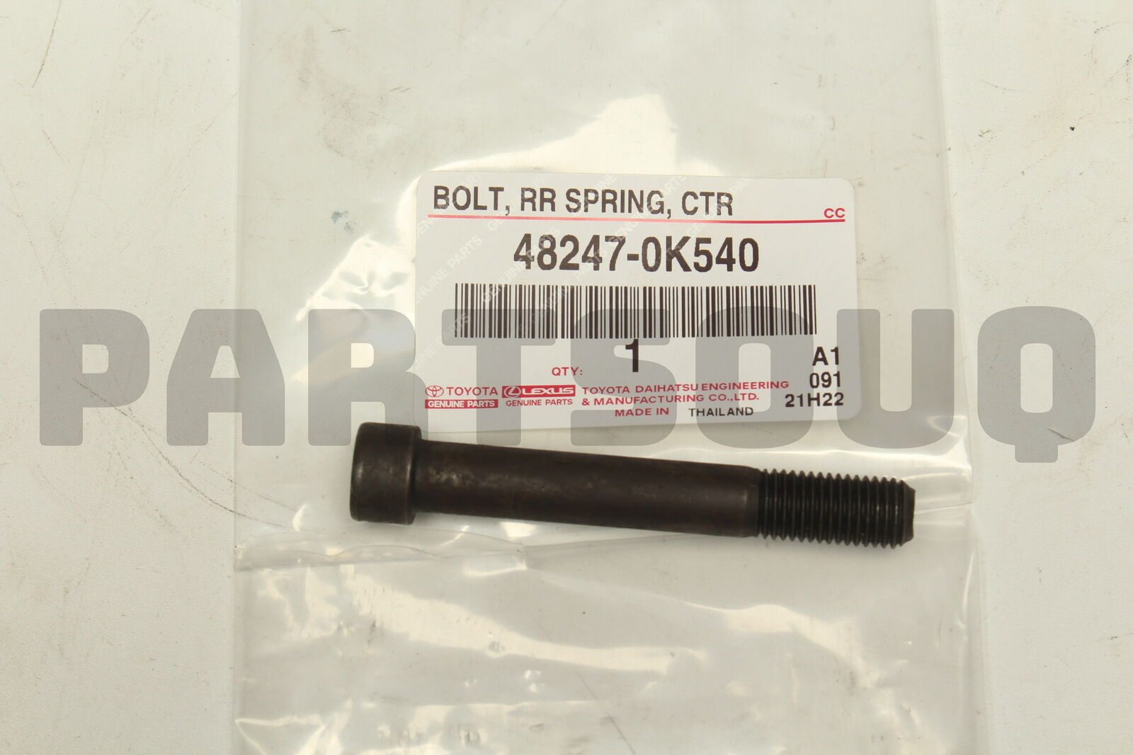 482470K540 Genuine Toyota BOLT RR SPRING CTR 48247-0K540 | eBay