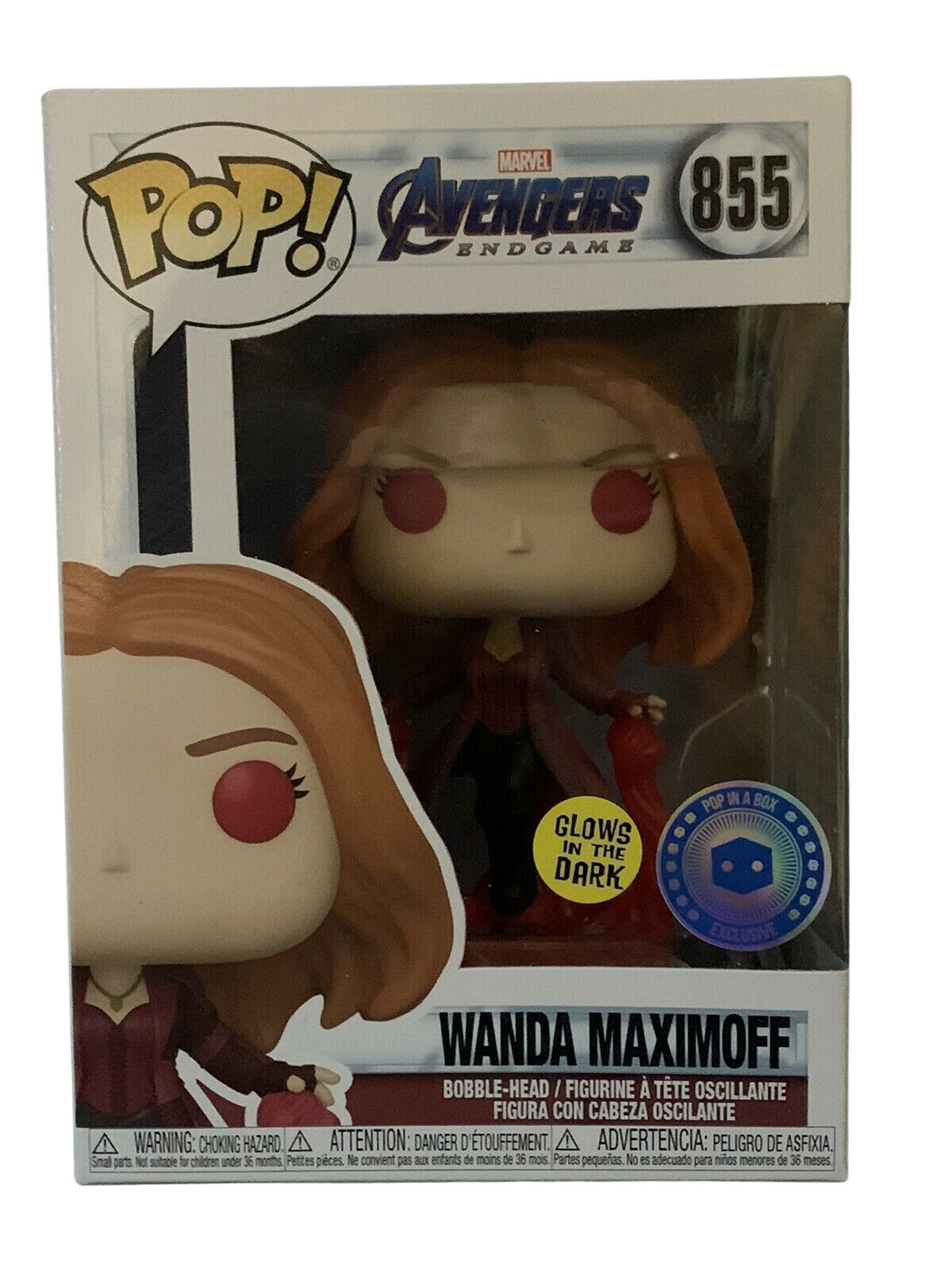 Funko Pop Marvel Avengers Endgame Wanda Maximoff Glow - 55642 for sale ...