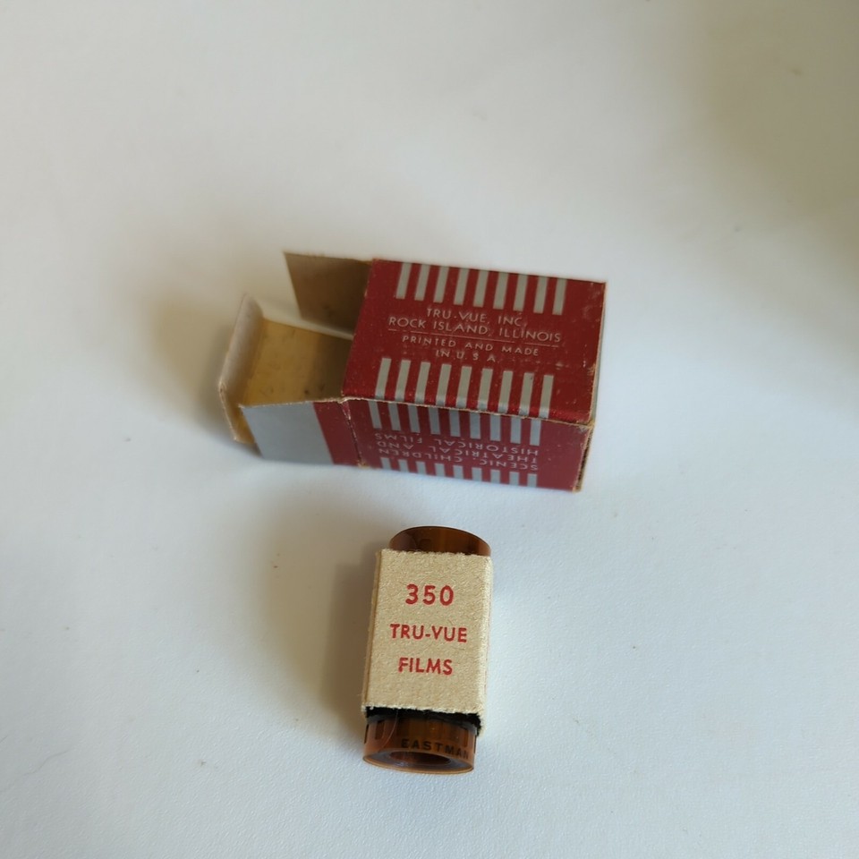 1940s TRU-VUE Bakelite Film Strip Viewer Original Box Instructions 12 ...