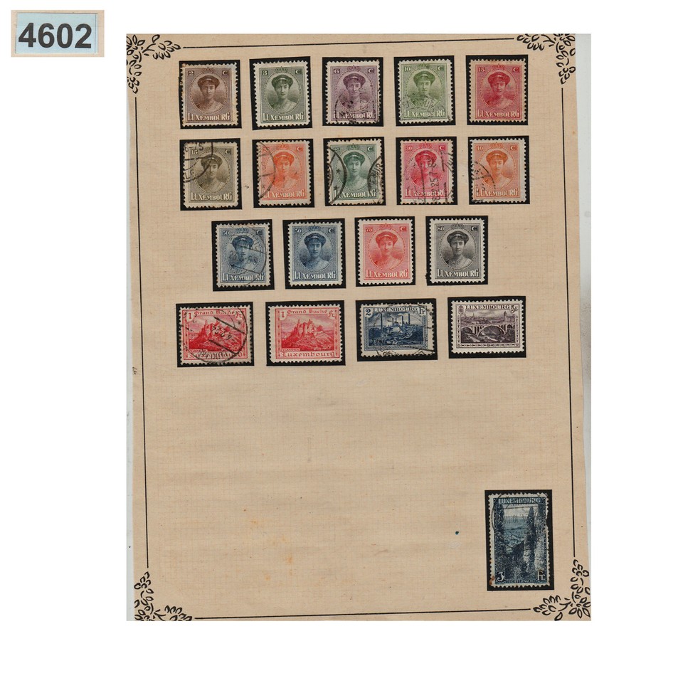 4602 LUXEMBOURG 1907 1931 GROS LOT 118 TIMBRES Différents 1399 1 | eBay