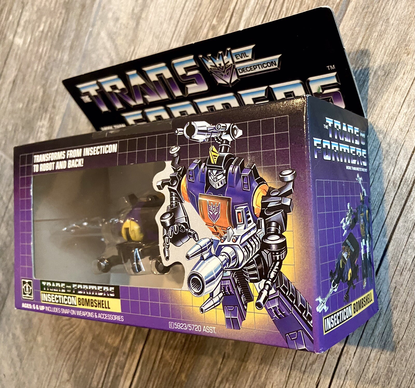 Vintage 1985 Transformer Insecticon Bombshell new in box SEALED G1 | eBay