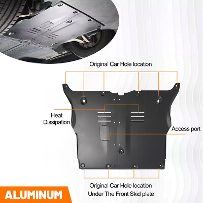 Front Skid Plate For 2017 2018-2024 Tesla Model 3 & Y Under Engine ...