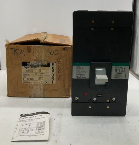 GE TKM3F 600V, 1200A, 3-Pole Molded Case Circuit Breaker for sale ...