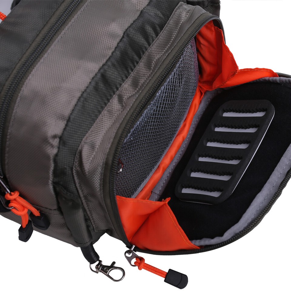 Fly Fishing Chest Pack Tackle Storage Hip Bag River Fishing Waist Pouch ...