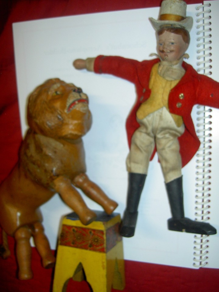 Antique Schoenhut HUMPTY DUMPTY Ringmaster jointed circus figure toy ...