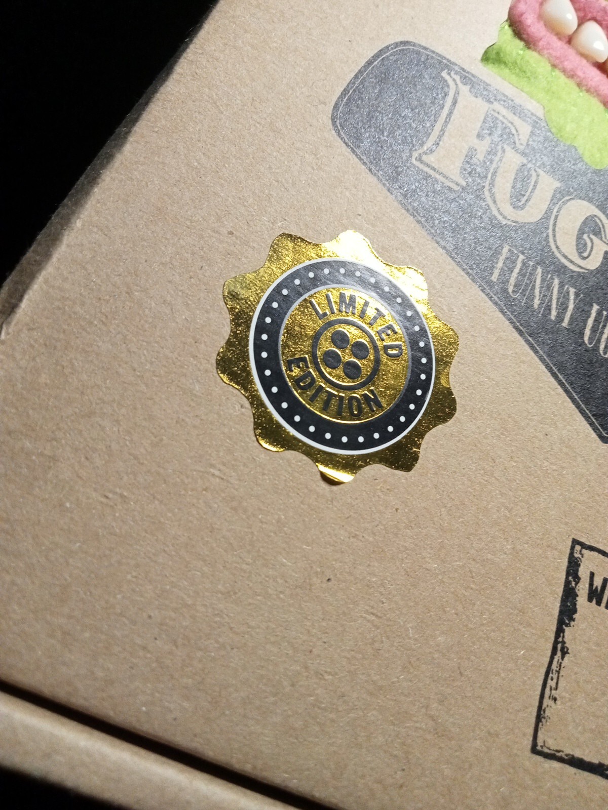 Fuggler Funny Ugly Monster: Green Button Eye Monster Plush: Gold ...