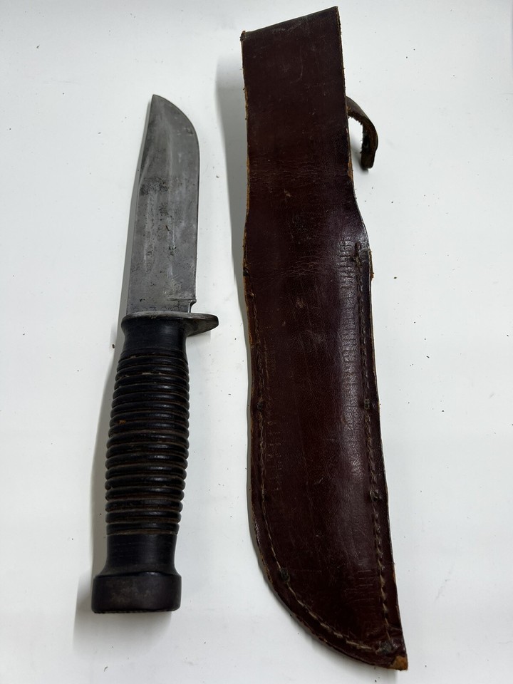 ORIGINAL WW2 CASE XX 337-6" Q Quartermasters Combat Fighting Knife W ...