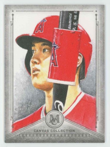 2019 Topps Museum Collection Canvas Shohei Ohtani Angels #CC-26 B A1 | eBay
