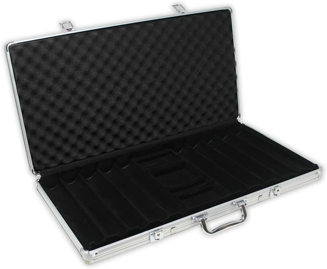 New DA VINCI Heavy Duty Aluminum Poker Chip Case, Fits 750 Chips (Not ...