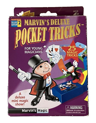 Marvin's Deluxe Pocket Tricks 25 Magic Tricks For Young Magicians ...