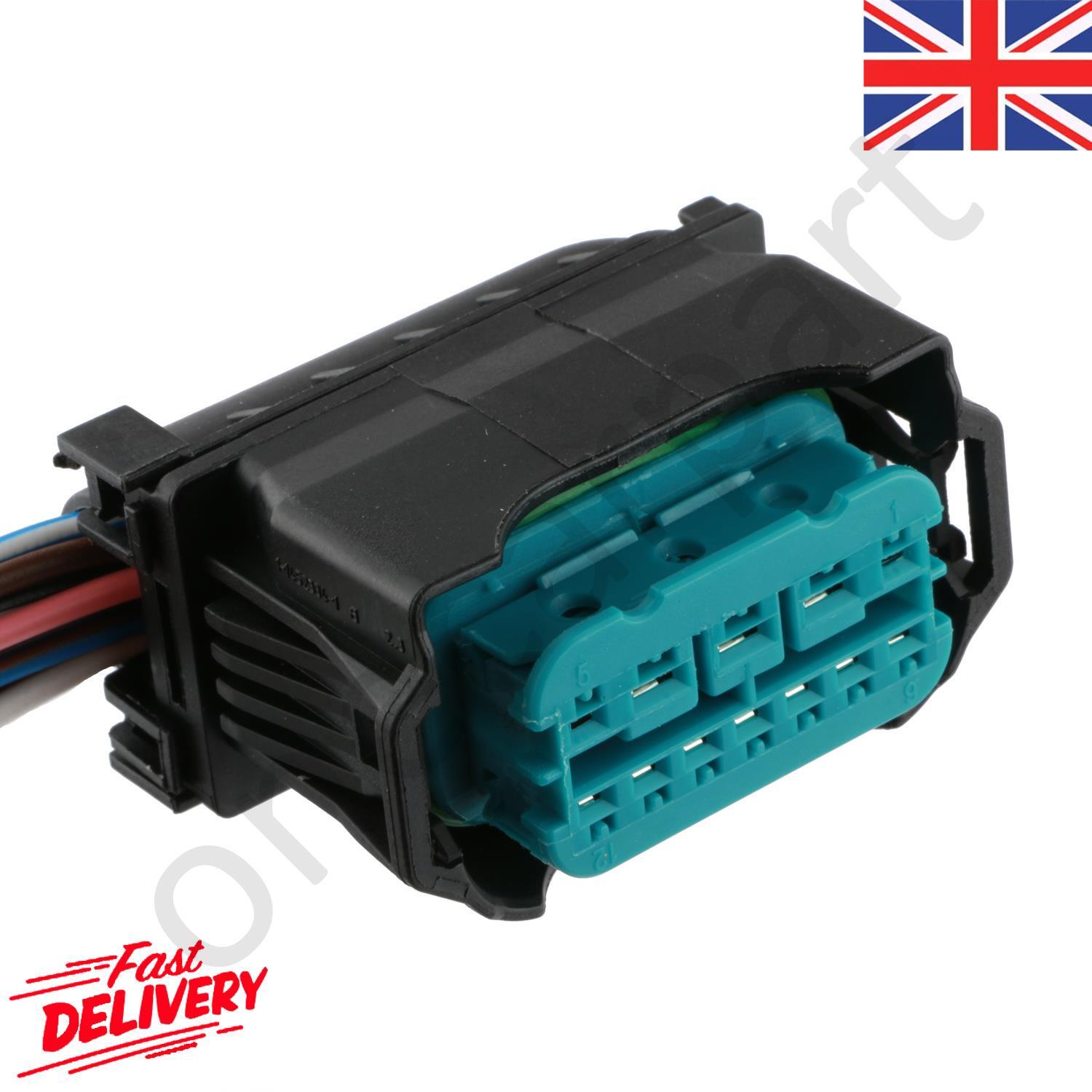 12 Pin Headlight Socket Connector Plug, For BMW Series 1, 3, 5, 6, 7 ...