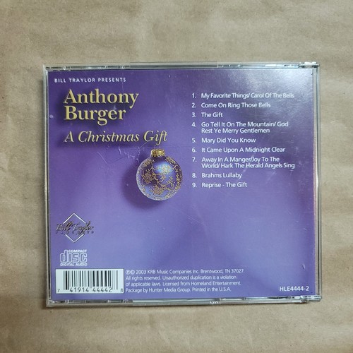 A Christmas Gift By Anthony Burger (CD 2003) | eBay