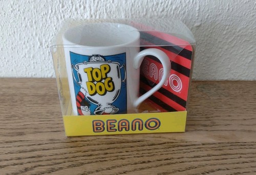 BEANO DENNIS THE MENACE AND GNASHER MUG AND COASTER SET - BRAND NEW ...