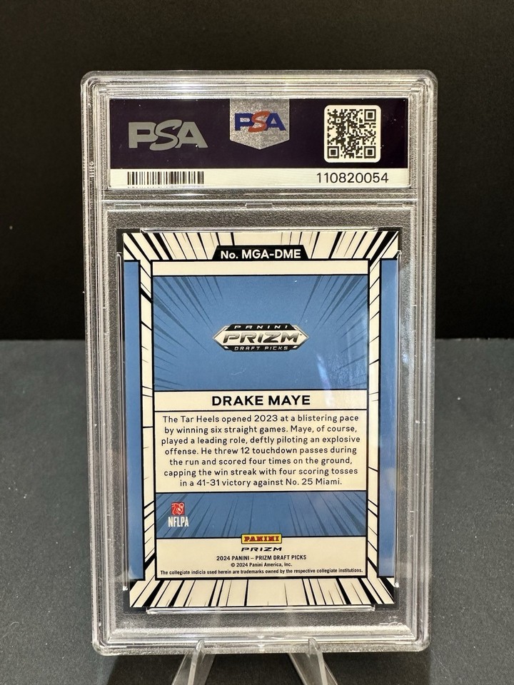 2024 Drake Maye Prizm Draft Picks MANGA Rookie Card! Pop(5)#MGADME | eBay